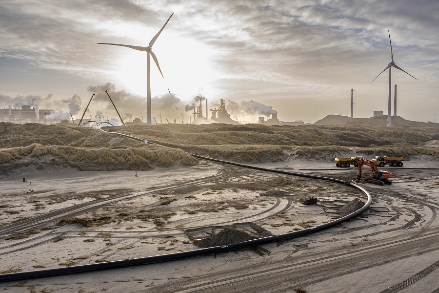Eerste zeekabel voor windpark Hollandse Kust (west Alpha) gelegd tot ...